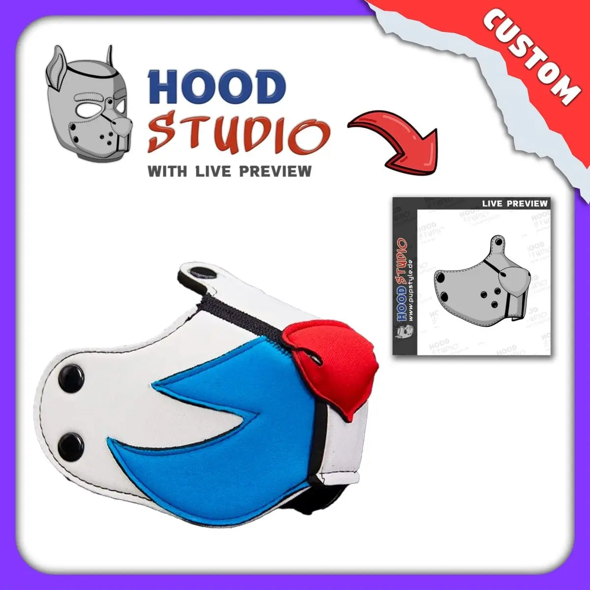 Mr-S-Leather | Custom Neo K9 Muzzle | Hood-Studio Editor